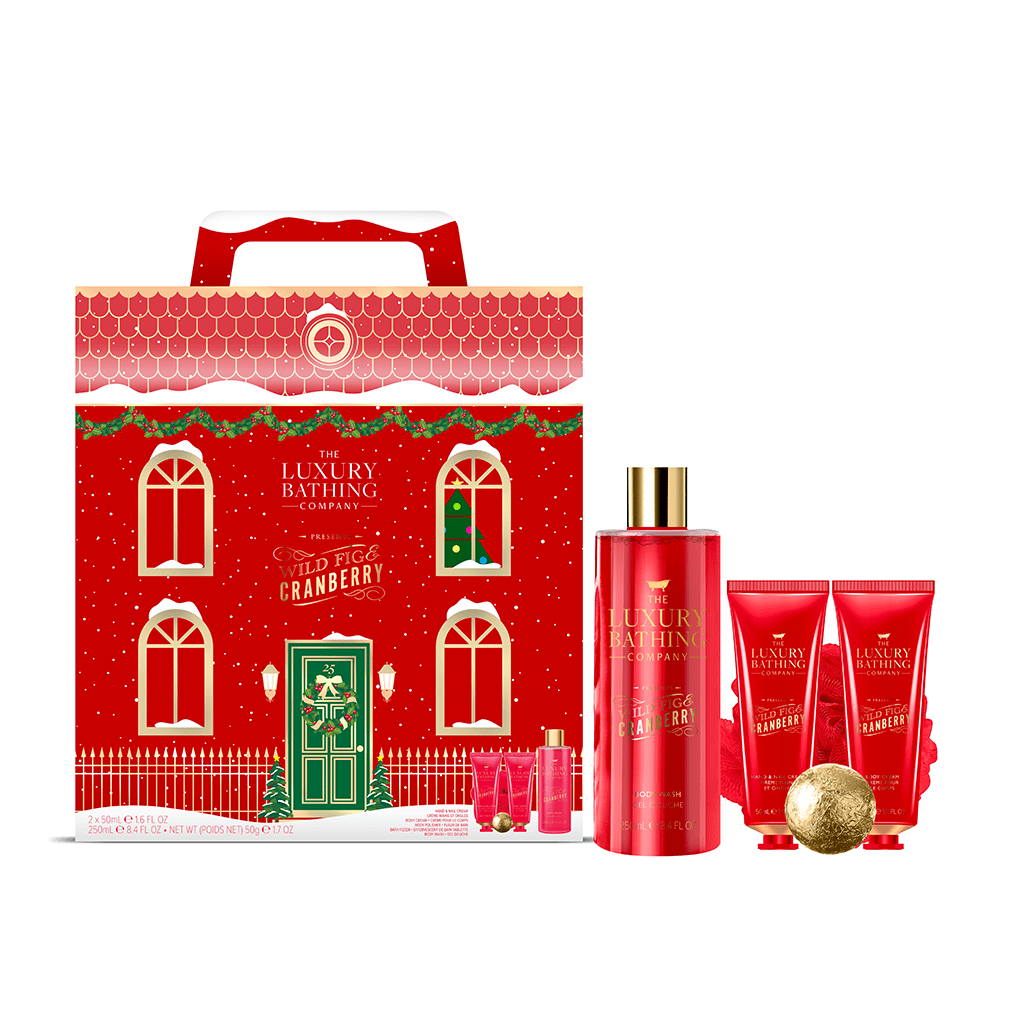 The Luxury Bathing Company Wild Fig & Cranberry Ultimate Bathing Gift ...